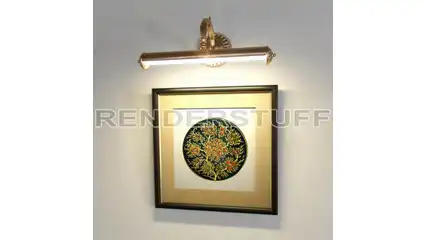 Picture Light With Frame Free 3D Model Free Download