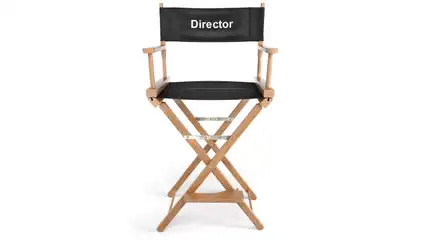 Typical High Director's Chair 3D Model for Professionals