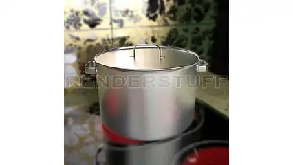 Pan Cooking Steel Free 3D Model Free Download